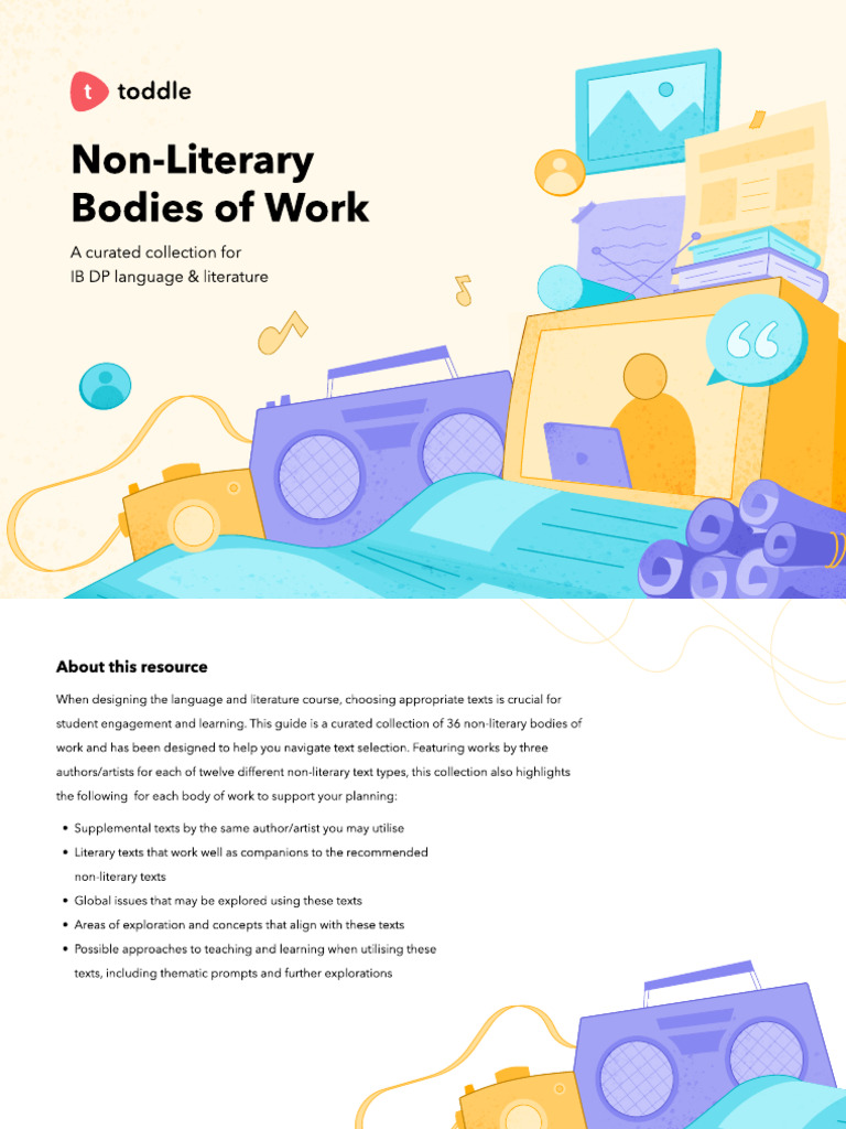 Non-Literary Bodies of Work | PDF | Infographics | Advertising