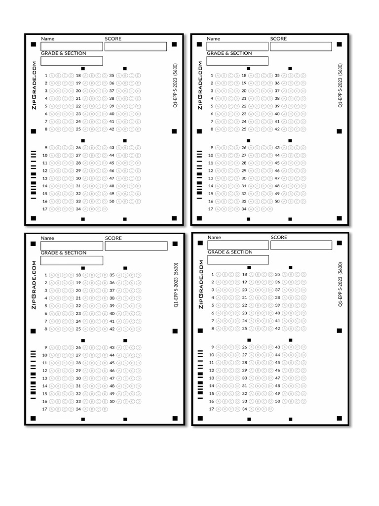 Q1 Epp 5 Long Answer Sheet | PDF