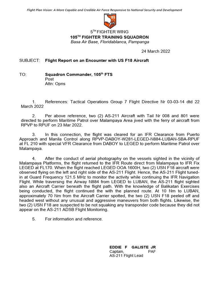 F18 Encounter | PDF | Instrument Flight Rules | Aviation