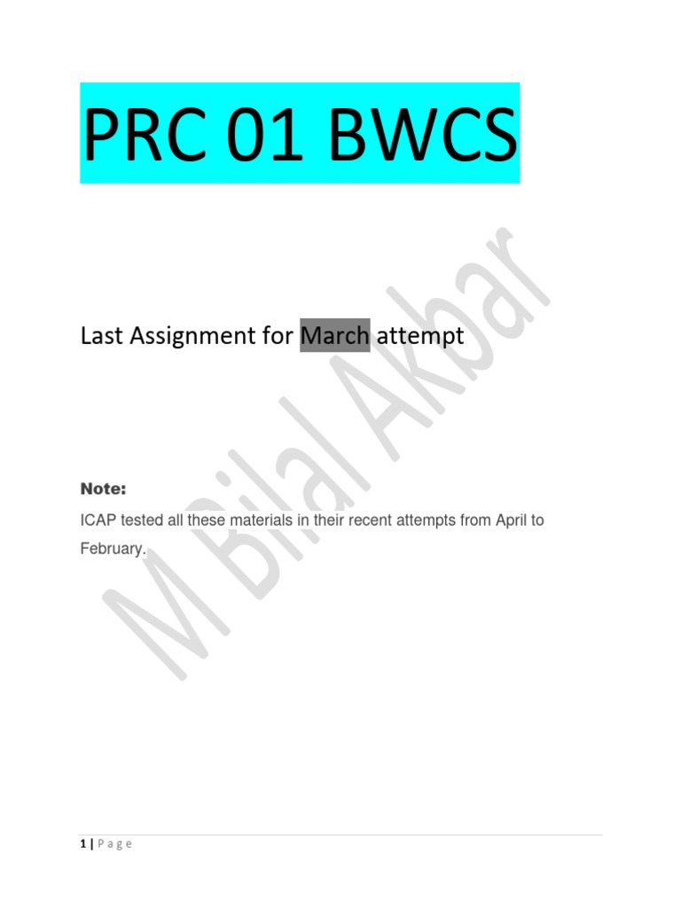 Last Assignment BWCS by Bilal Akbar | PDF | Climate Change | Obesity