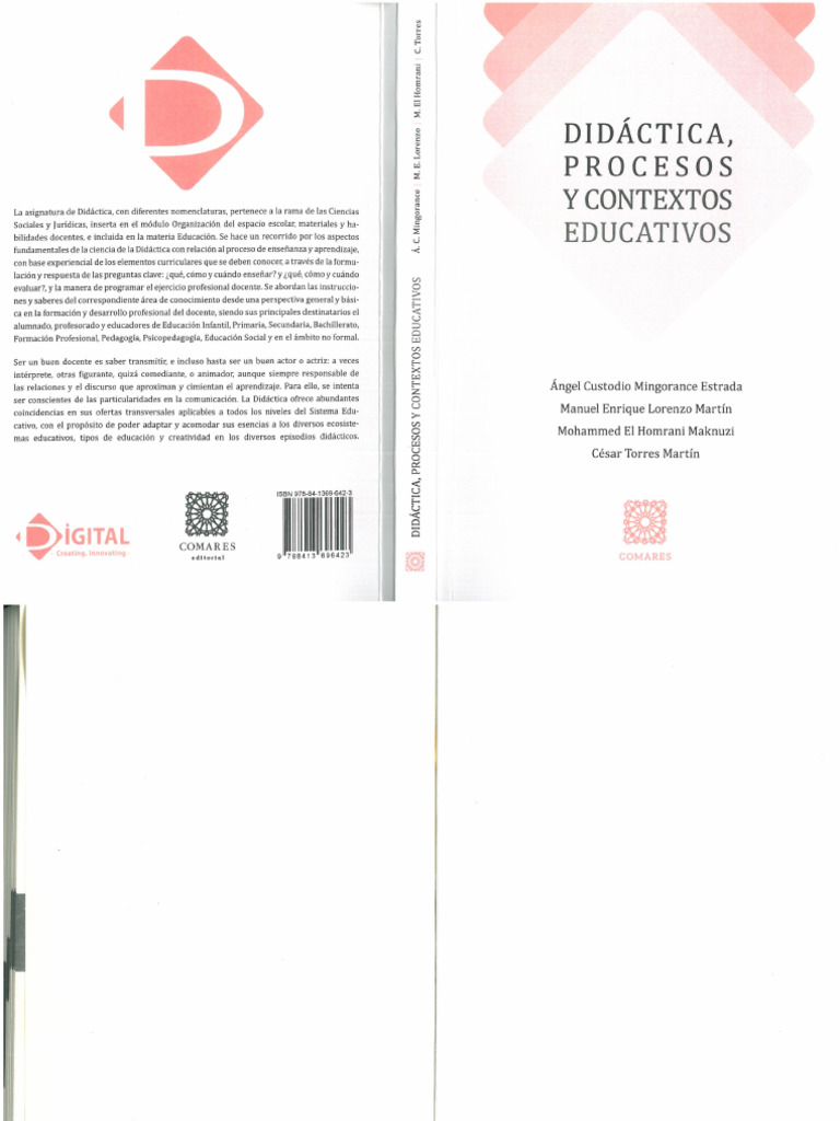 Didactica Procesos y Contextos Educativos | PDF