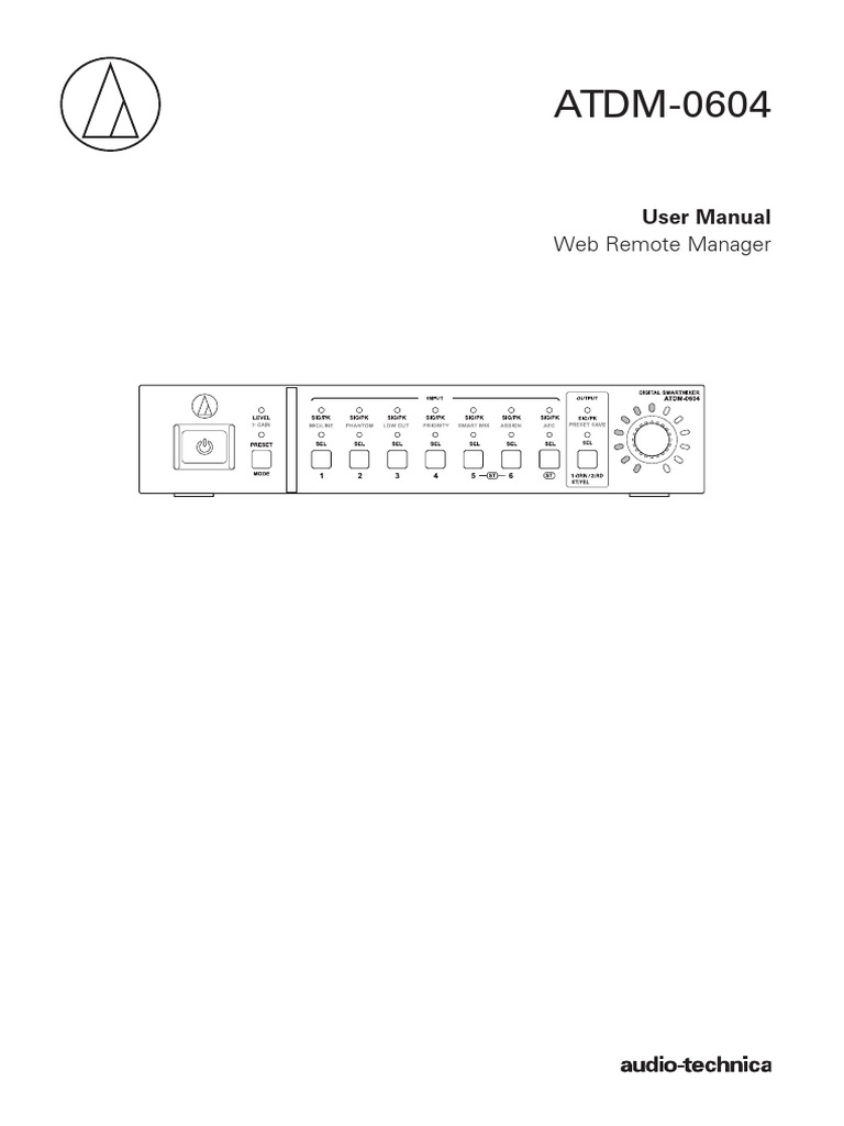ATDM-0604 WRM 222304250 V1 EN Web 171120 | PDF | Online And Offline | World Wide Web