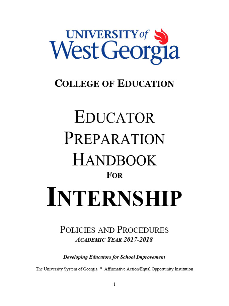 Educator Prep HB For Internship | Download Free PDF | Teachers | Internship