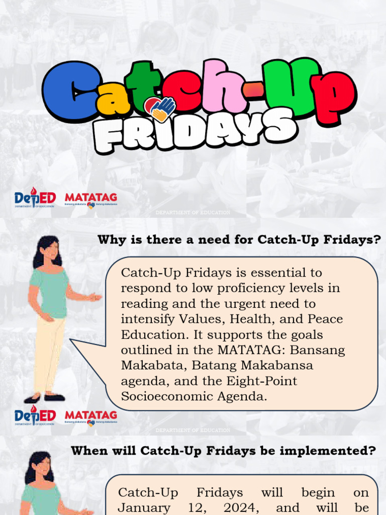 Catch Up Fridays - Orientation Presentation | PDF | Learning | Curriculum