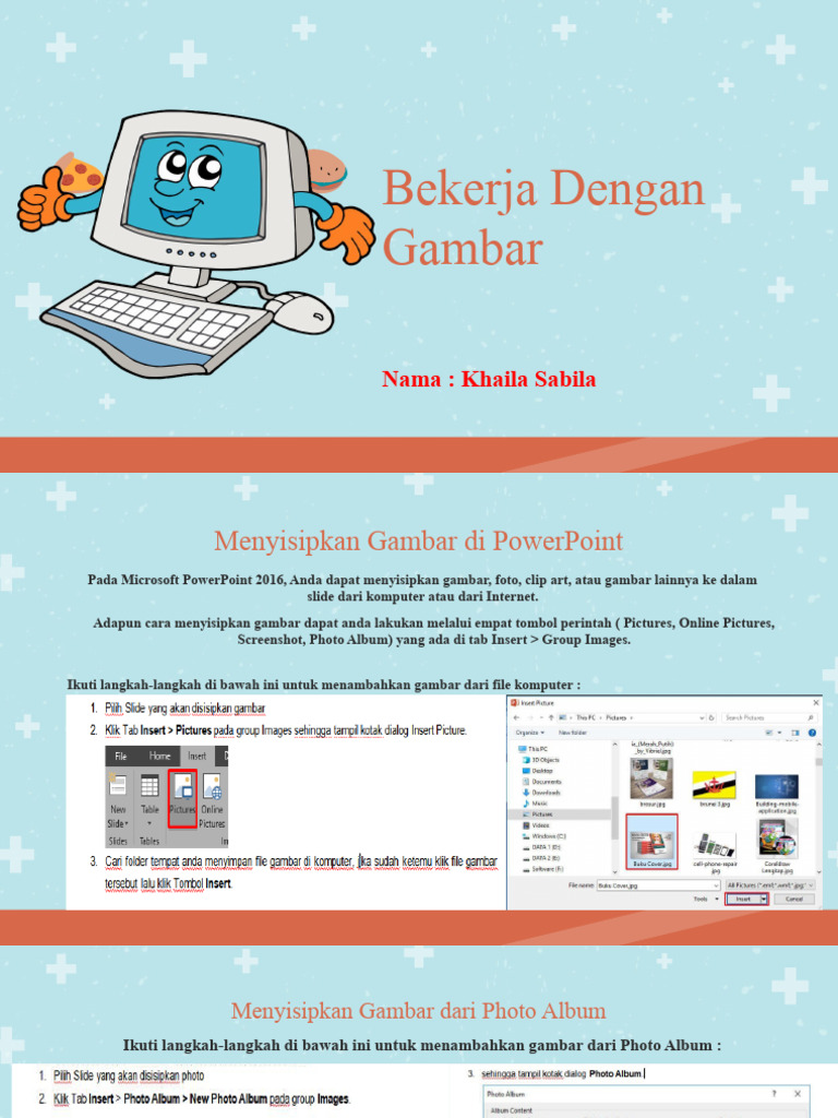 Khaila Sabila - X IPS 2 - Membuat Template Power Point | PDF
