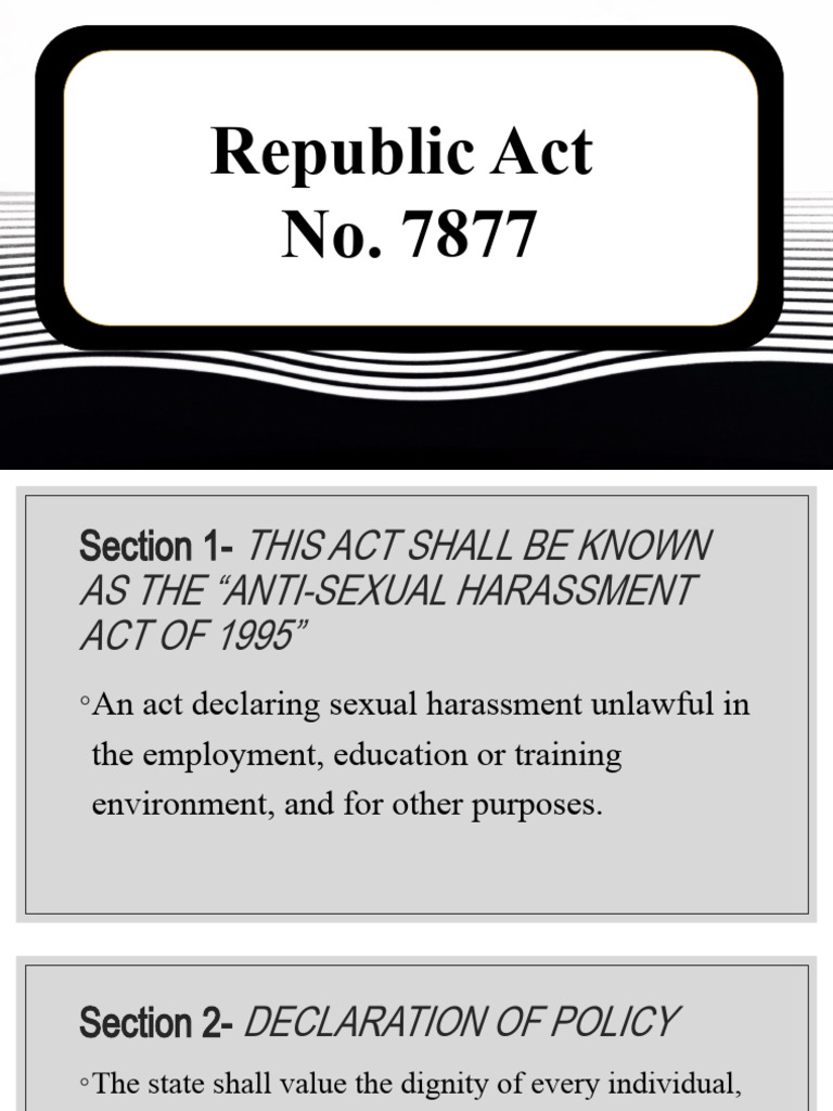 Eric Ra-7877 | PDF | Sexual Harassment | Employment