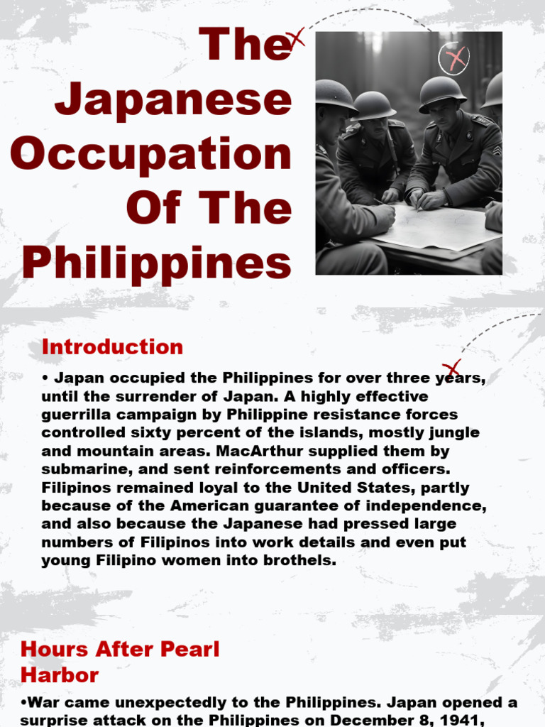 Tha Japanese Occupation of The Philippines | PDF | Empire Of Japan ...