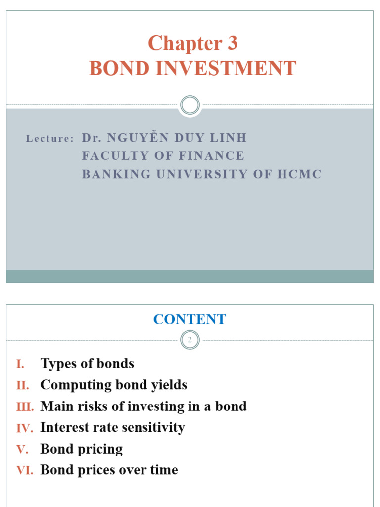 Ch03 - Bond | PDF | Bonds (Finance) | Yield (Finance)