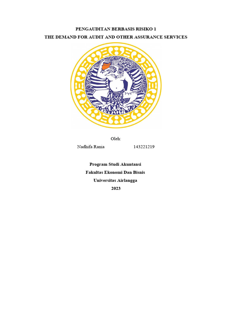 RMK - Pengauditan Berbasis Risiko 1 | PDF