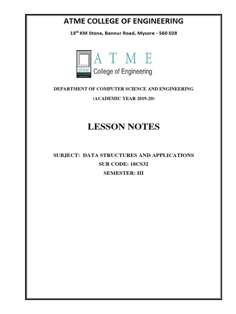 DS Notes | PDF | Polynomial | Pointer (Computer Programming)