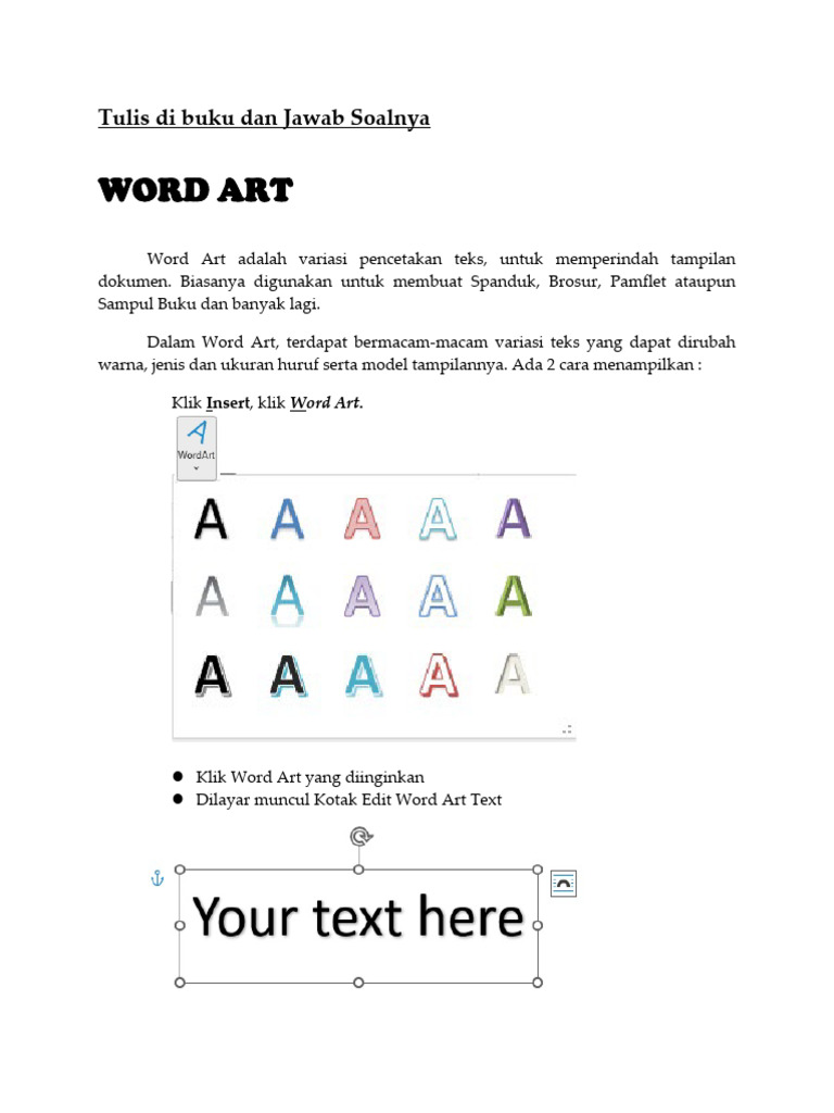 Word Art | PDF