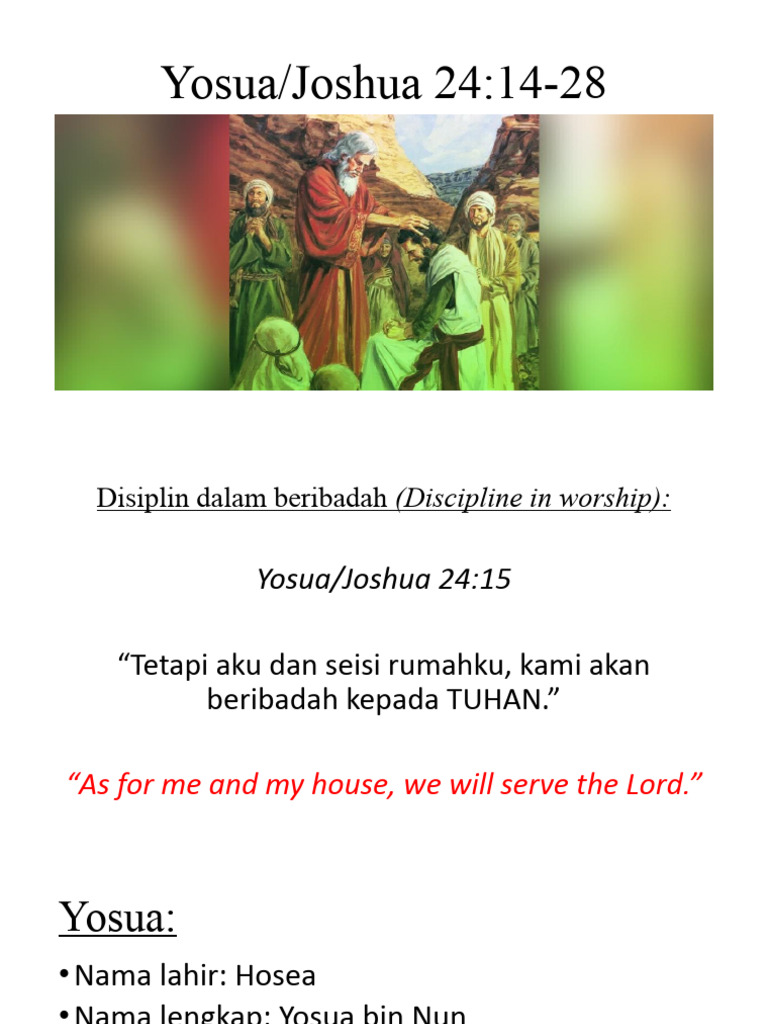 Yosua - Bab Xiii & Xiv | PDF