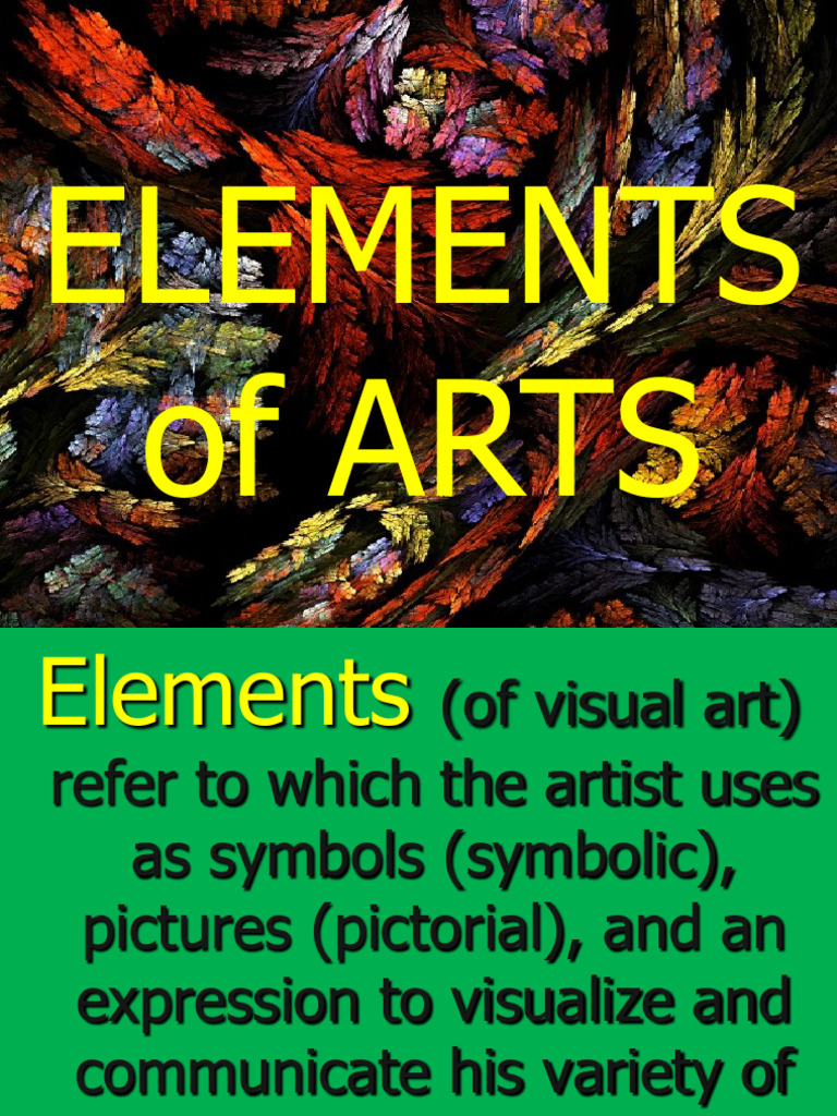 5B - Elements of Visual Arts | PDF | Color | Qualia