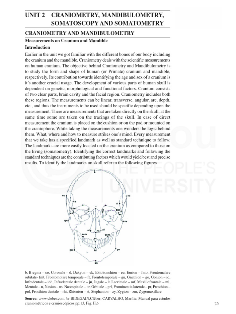 Craniometry | PDF | Skull | Human Skin Color