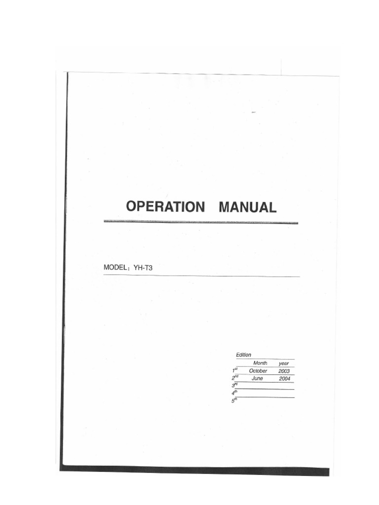 Micro PF1 Operation Manual | PDF