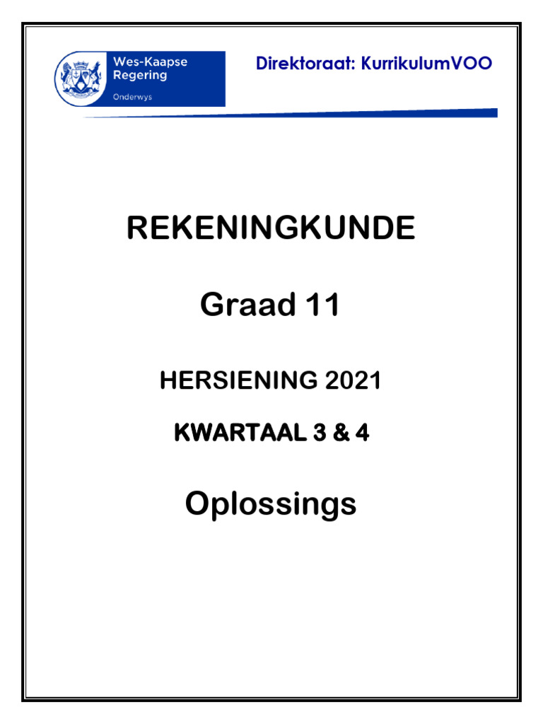 2021 GR 11 Hersiening T34 MEMO AFR | PDF