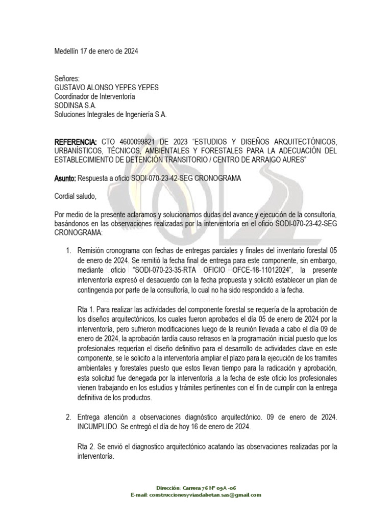 Rta Sodi 070-23-42 Seg Cron | PDF