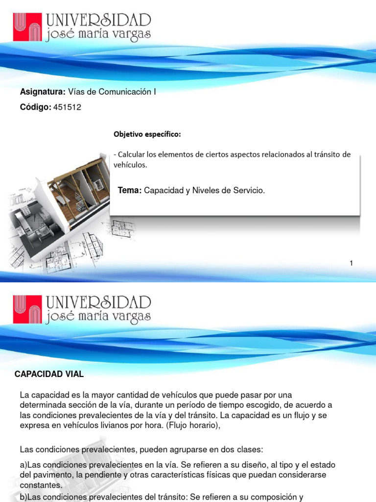 C3. Capacidad y Niveles de Servicio. | PDF | Camión | La carretera