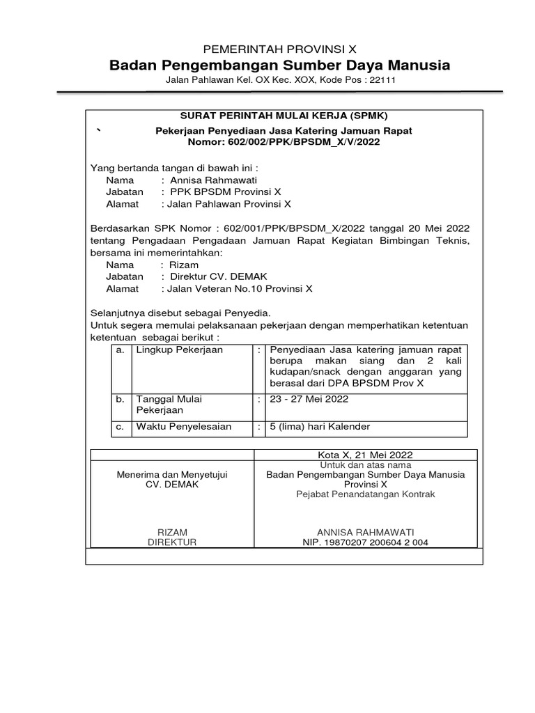 Lampiran 7 - Form SPMK Dan Monitoring Jadwal Pengiriman | PDF