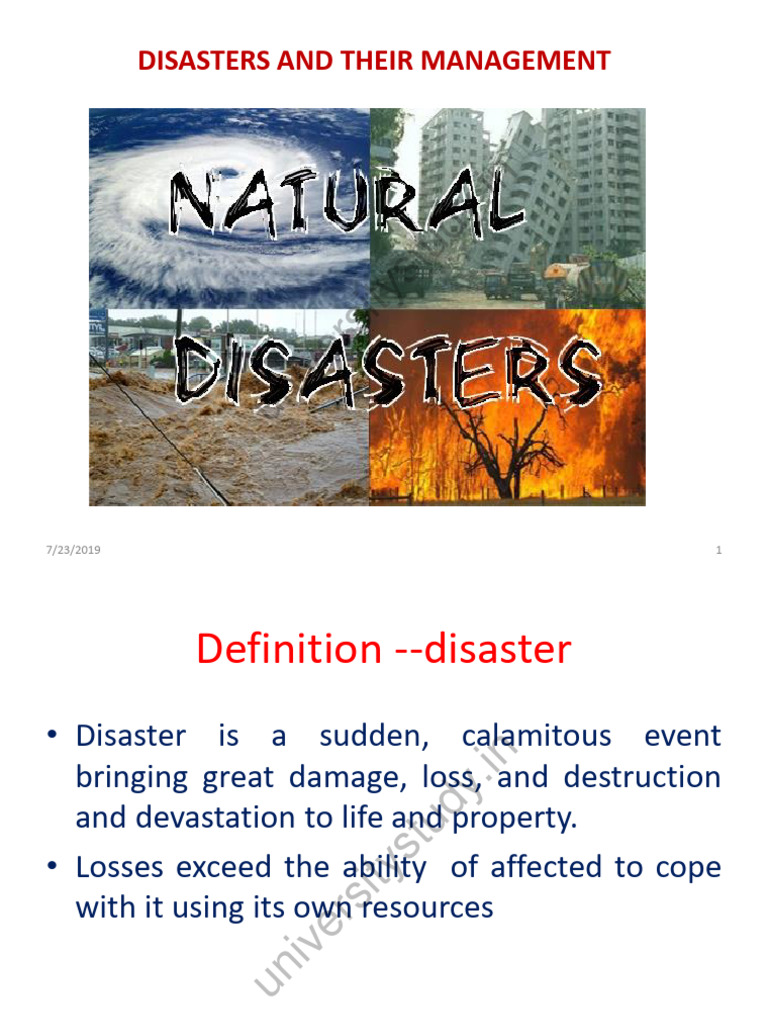 Disaster Management | PDF | Flood | Earthquakes