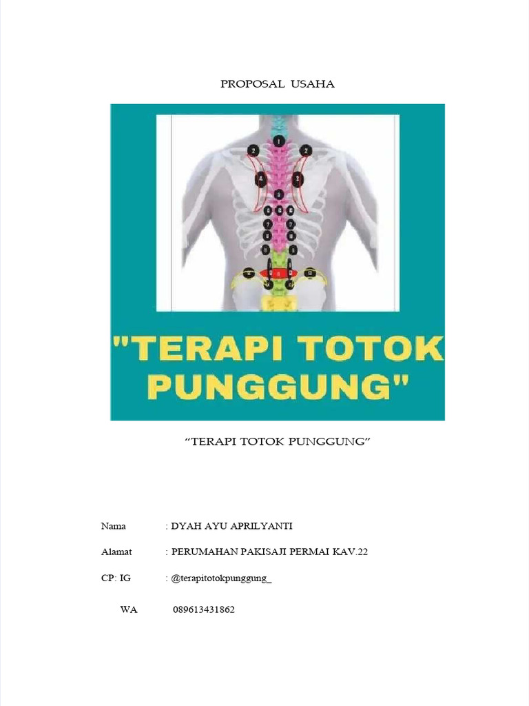 PDF Proposal Usaha Totok Punggung | PDF