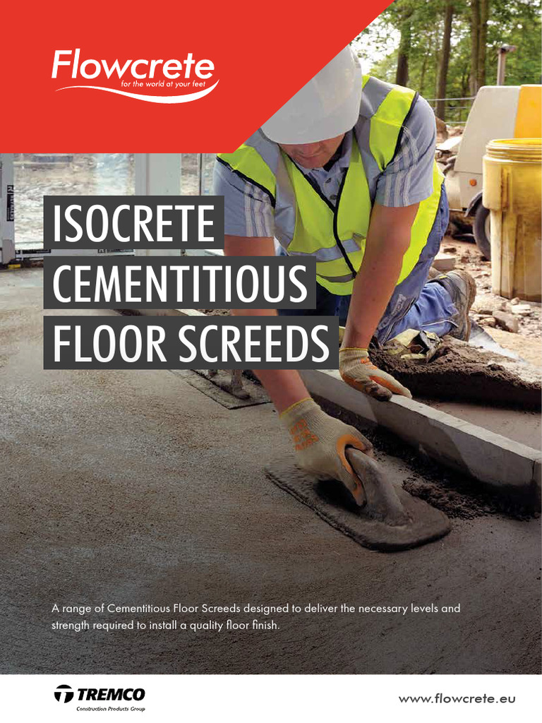 Flowcrete Screed Brochure (en-GB) | PDF | Physical Sciences | Building ...