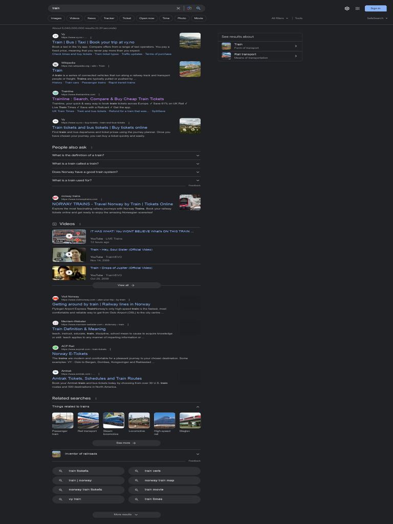 Train - Google Search | PDF | Train | Rail Transport