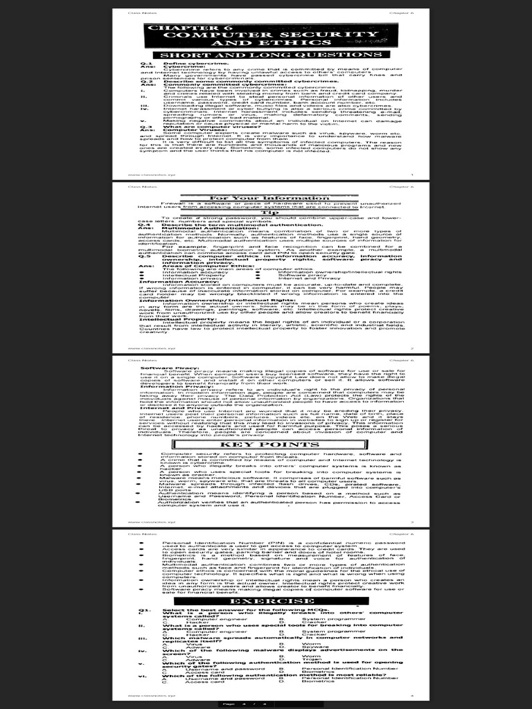 Chapter 6 Class 9 Computer Fed Board | PDF Chapter 6 Class 9 Computer Fed Board | PDF