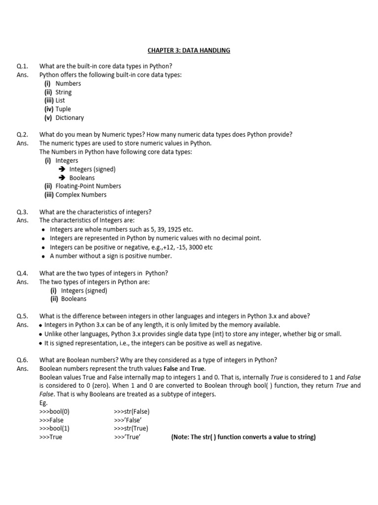 CHAPTER 3 - New | PDF | Boolean Data Type | Data Type