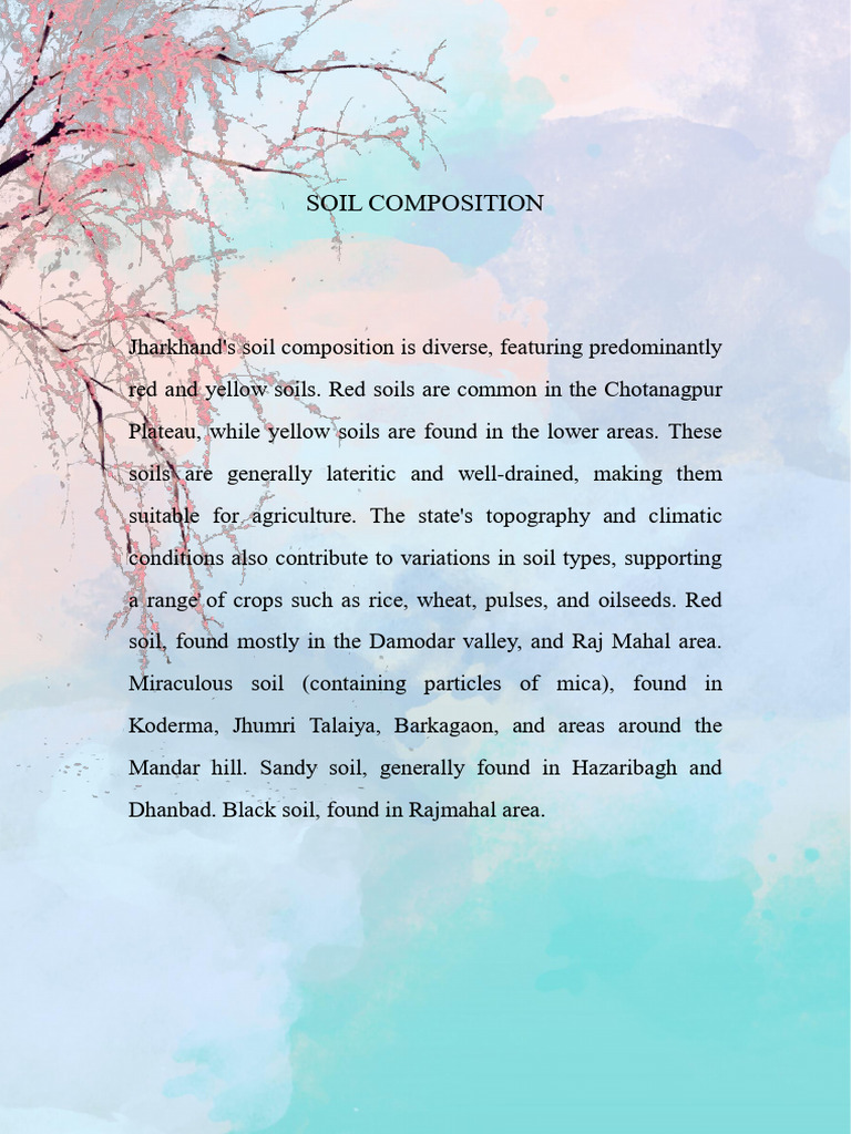Jharkhand | Download Free PDF | Soil | Forests