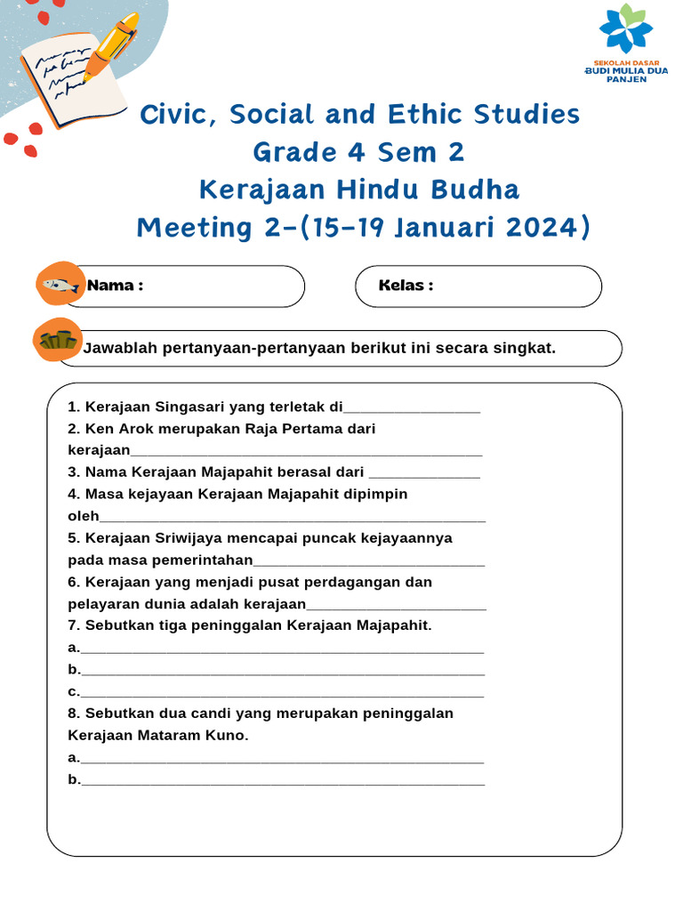 Worksheet Civic G4 Sem 2 - M2 | PDF