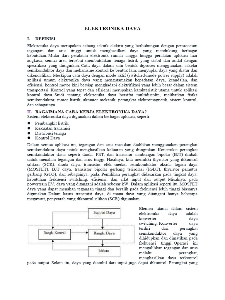 Elektronika Daya | PDF