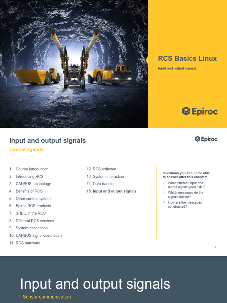 01-15 Input and Output Signals | PDF | Digital Signal | Sensor