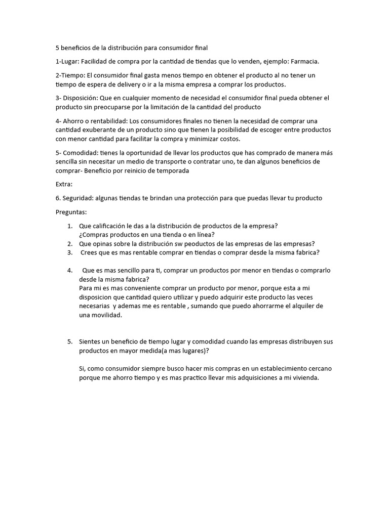 Beneficios de la Distribución Directa | PDF