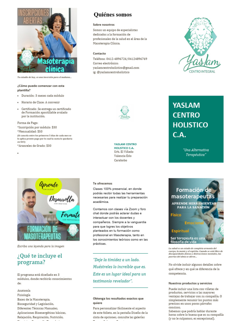 Triptico de Yaslam 2 | PDF
