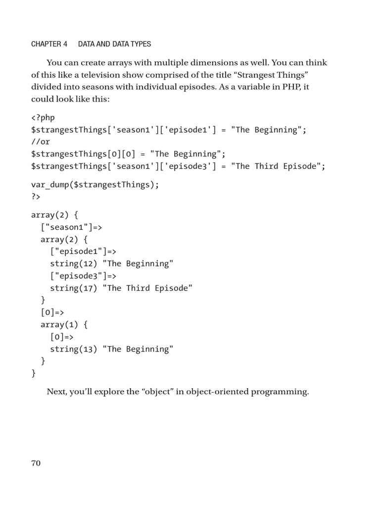 Chapter 4 Data and Data Types | PDF | Object (Computer Science) | Class (Computer Programming)