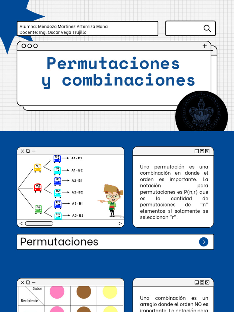 Permutaciones y Combinaciones | PDF