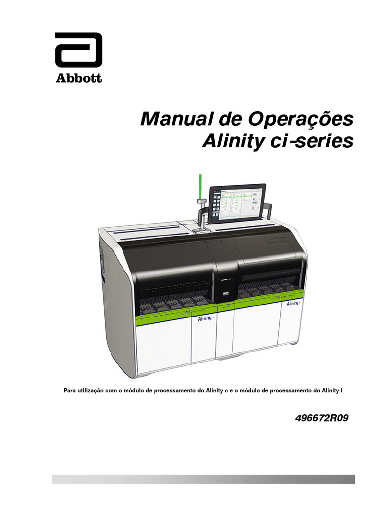 Alinity Ci-Series Operations Manual - Brazilian Portuguese | PDF ...