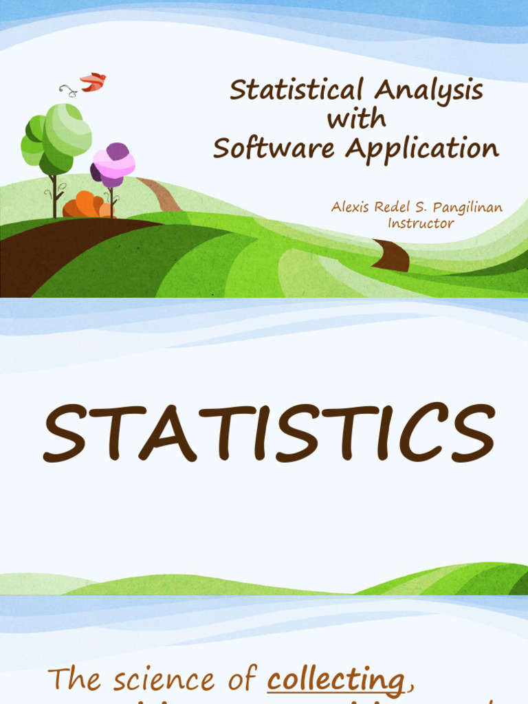 Statistical Analysis PPT 1 - 2 | PDF | Statistics | Sampling (Statistics)