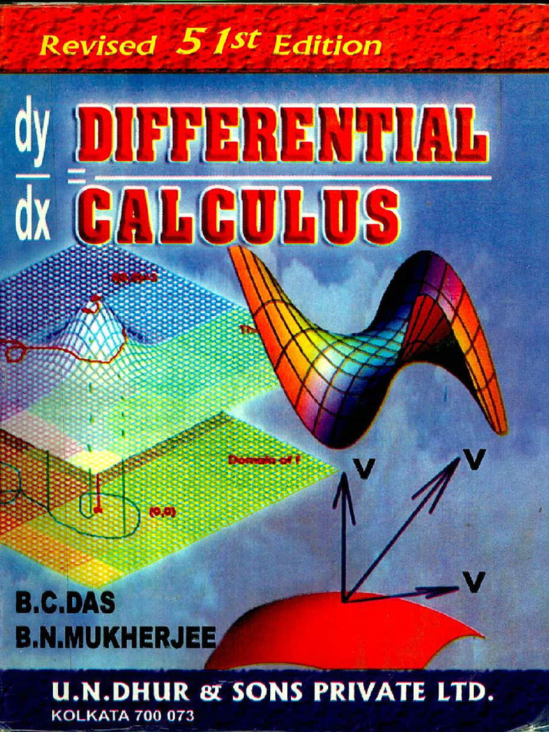 Differential Calculus by Das & Mukherjee | PDF | Rainbow | Integral