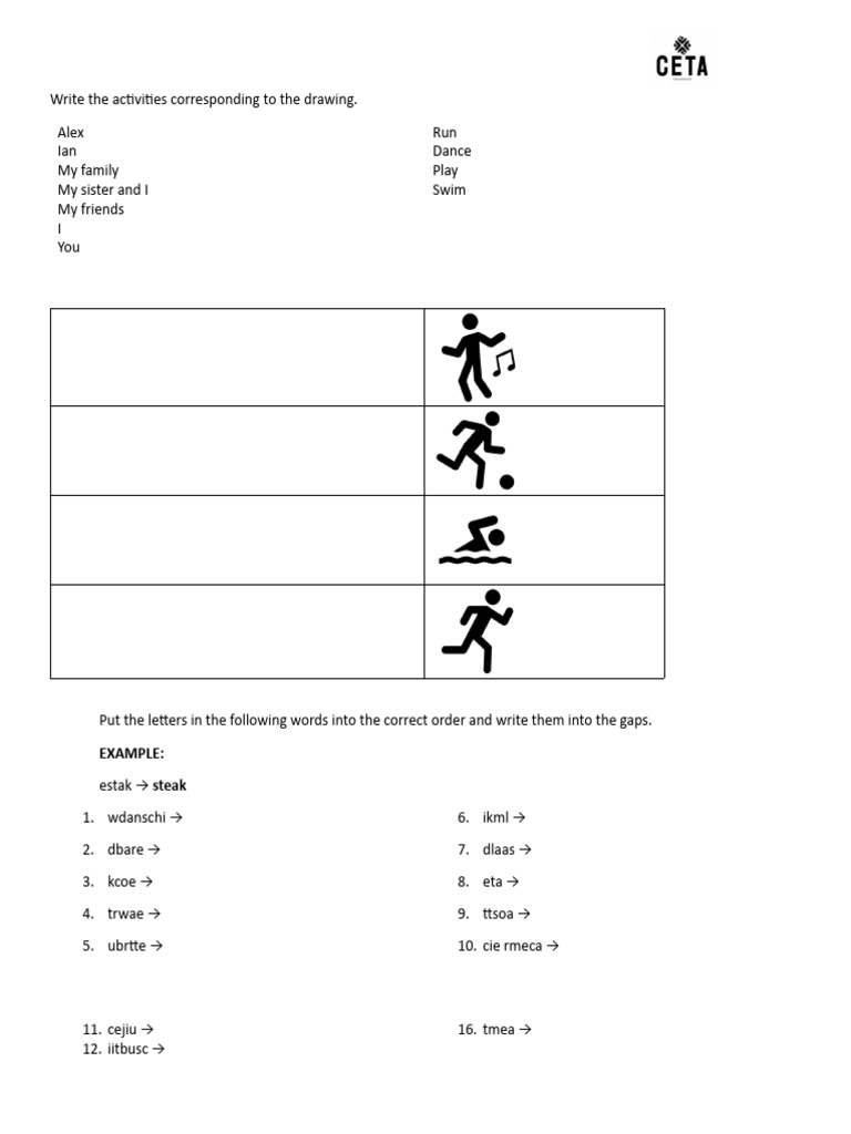 Present Continuous Exercises 1 | PDF