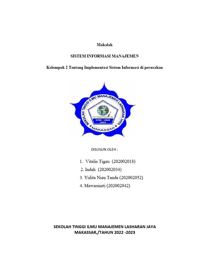 SIM Kelompok 2 | PDF