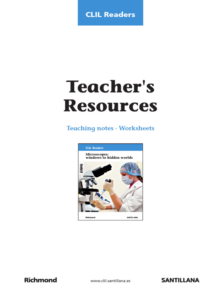 CLIL Readers 3 Microscopes Resources | PDF | Microscope | Reading ...