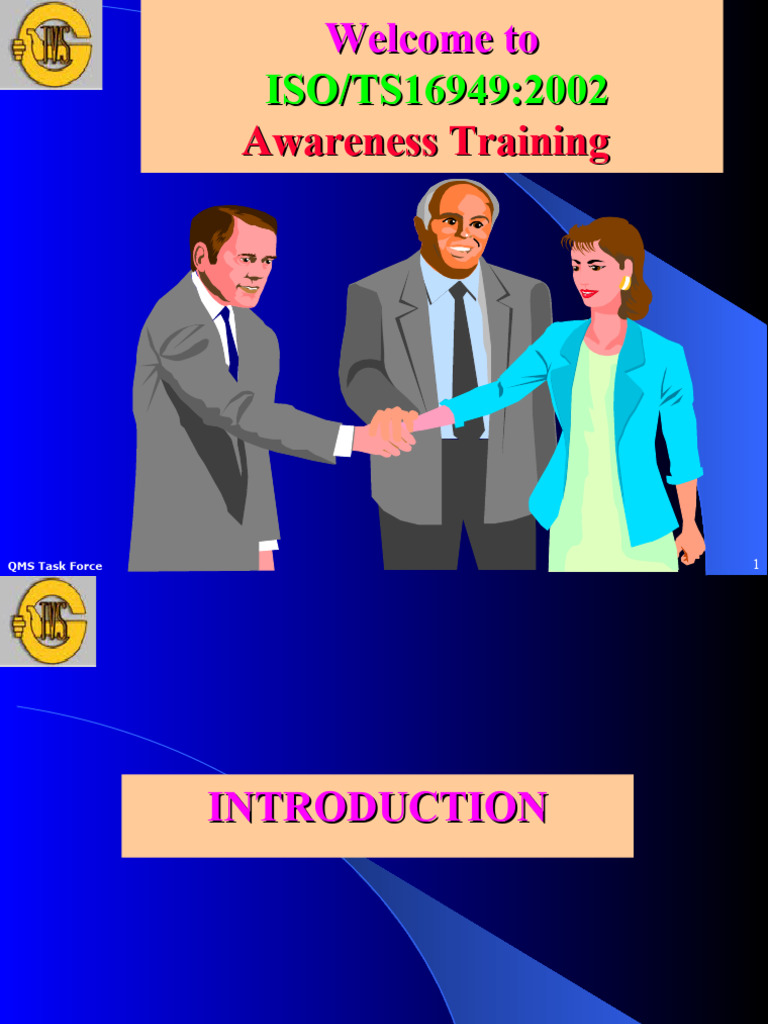 TS2 Awareness - 111105 | PDF | Quality Management System | Iso 9000