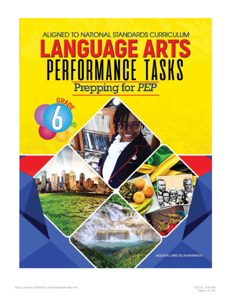 Grade 6 Language Arts Performance Tasks .PDF | PDF