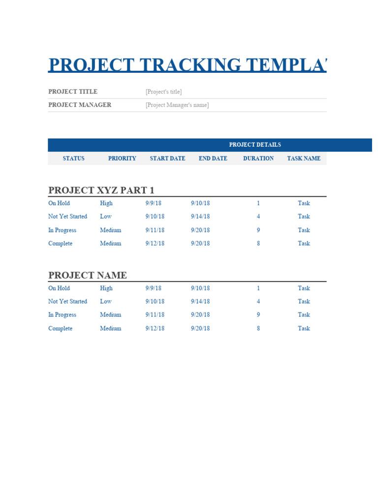 Project Tracking | PDF | Business | Computing