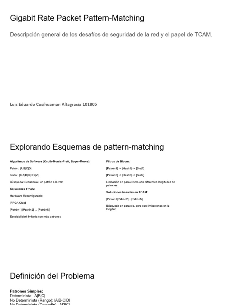 Gigabit Rate Packet Pattern-Matching | PDF | Tecnologías de la ...