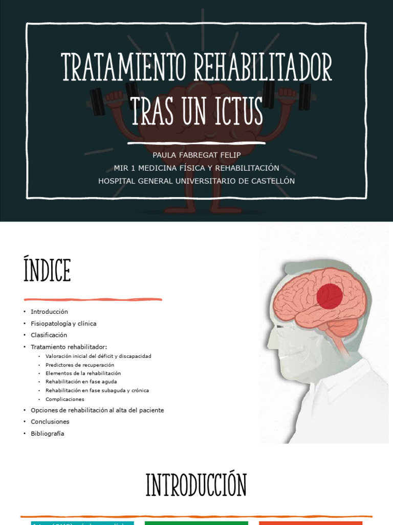 Tratamiento Rehabilitador Tras Un Ictus. | PDF | Carrera | Neurología