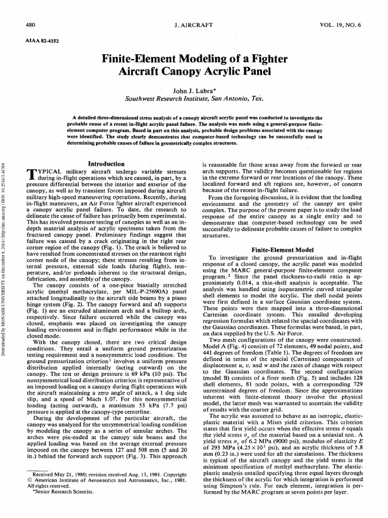 Finite-Element Modeling | PDF | Stress (Mechanics) | Finite Element Method