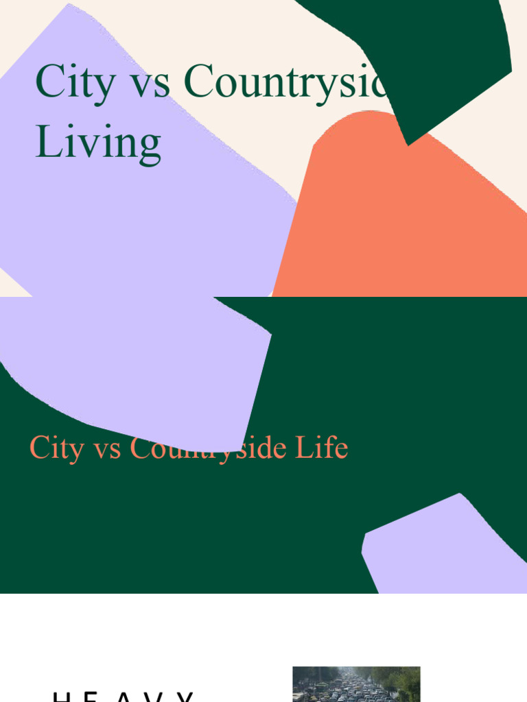 City Vs Countryside | PDF | Languages | Foreign Language Studies